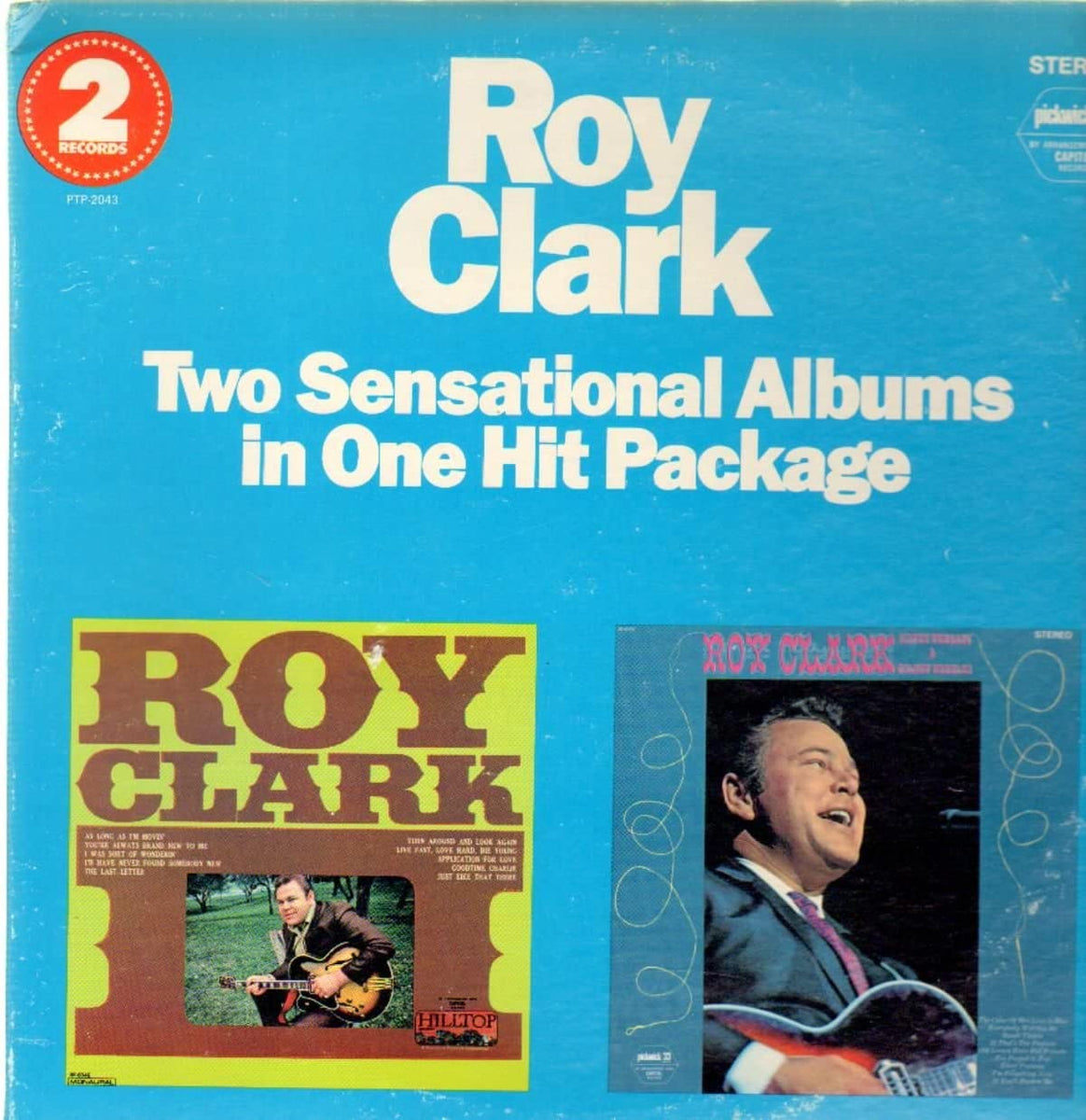 Roy Clark - Two Sensational Records in One Hit Package – X-Disc-C Music